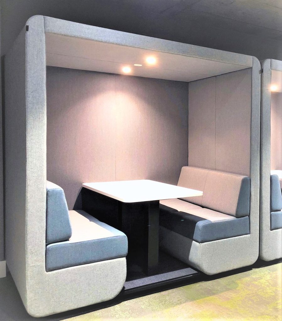 Eco-Meeting-Booths - Floyds Office Furniture, Hampshire, UK.
