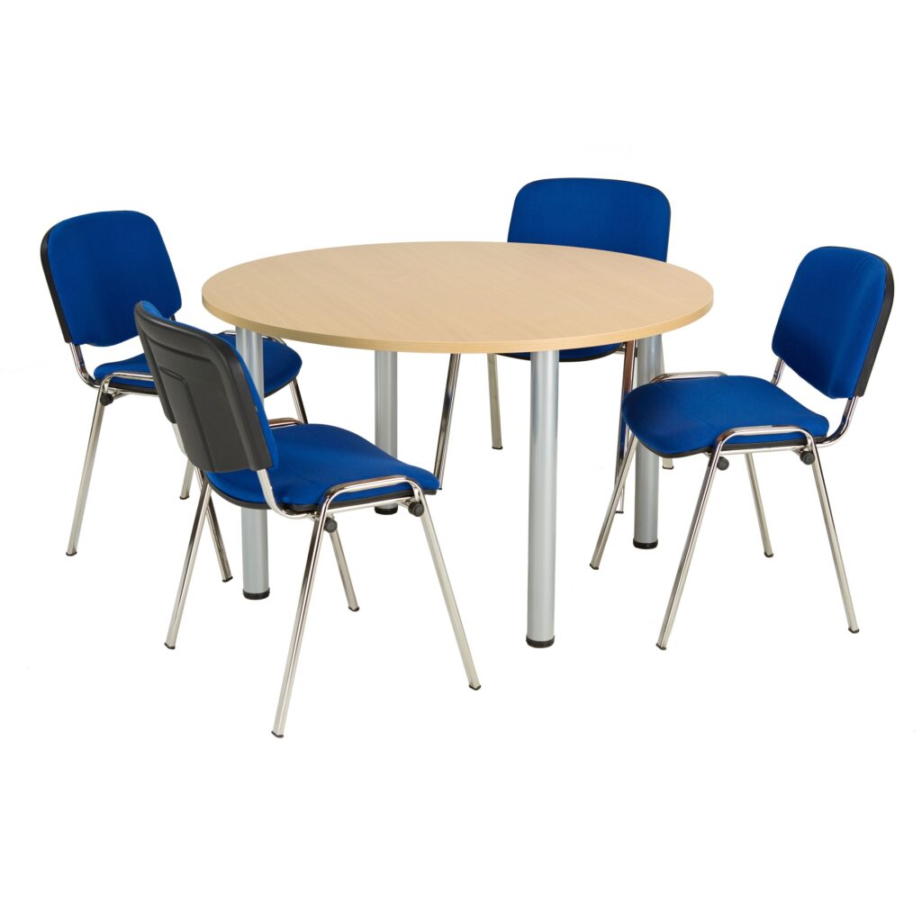 One Plus Circular Meeting Table - Floyds Office Furniture, Hampshire, UK. One Plus Circular Meeting Table - Floyds Office Furniture, Hampshire, UK.