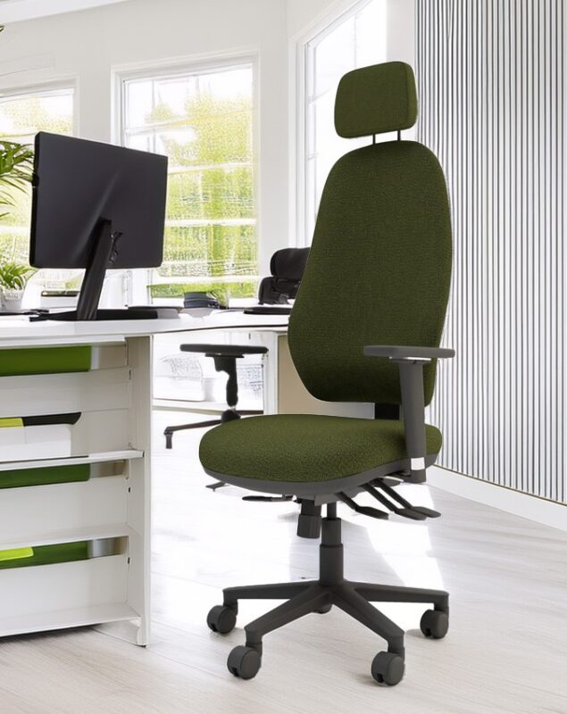 Athena Elite High Back Orthopaedic Posture Task Chair with Fully ...